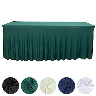 6 ft Wavy Rectangular Spandex Tablecloth - Bed Bath & Beyond - 40356005