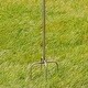 64.5" Tall Iron Birdhouse Stake "Ava" - 9.5" L x 8.25" W x 64.5" H ...