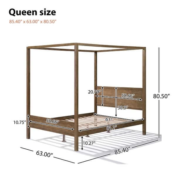 canopy bed dimensions