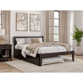Boston Full Bed with Twin Trundle in Espresso - Bed Bath & Beyond ...