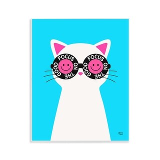 Stupell Focus On Good Cat Wall Plaque Art Design By Jessica Beck - Bed ...