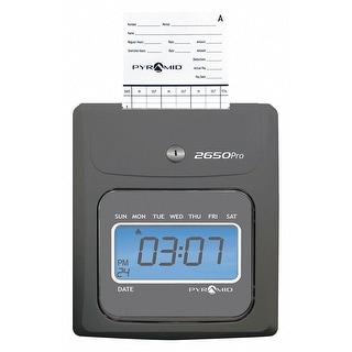 Pyramid Time Clock: Digital, Surface/Wall, Auto Aligning/Mechanical ...