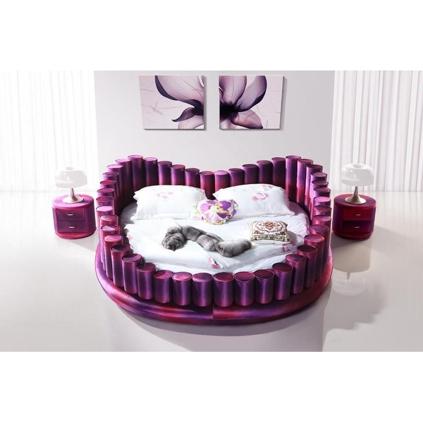 Purple round bed store