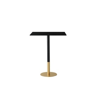 Linx 31.5 inch Square Pub Table in Black - Bed Bath & Beyond - 42748939