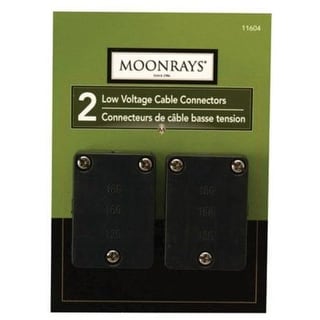 Moonrays 11604 Cable Connectors for Low Voltage Landscape Lighting, 2 ...