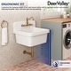 DeerValley 24"×19.7" Vitreous China Wall Mount Utility Sink Farm Style ...