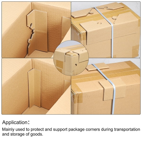 Adjustable Cardboard Corner Protector Package Frame 300x30mm Thick 3mm ...