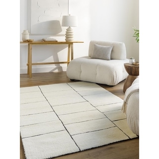 Layne Modern Checkered Area Rug - Bed Bath & Beyond - 39647462