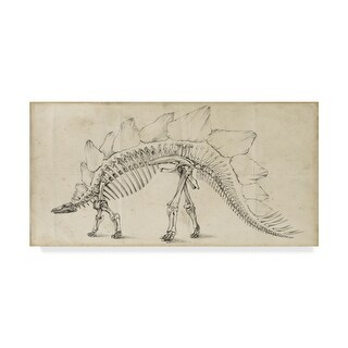 Ethan Harper 'Dinosaur Study Iii' Canvas Art - Bed Bath & Beyond - 40300011