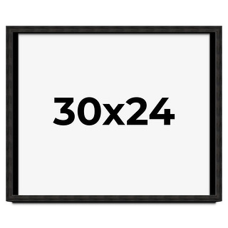 30x24 Shadow Box Black Rustic Barnwood Display Frame | 1.125 Inch - Bed ...