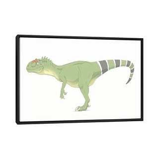 iCanvas "Allosaurus Pencil Drawing With Digital Color" by Alice Turner ...