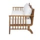 Christopher Knight Home - Ethan Outdoor Loveseat Acacia Wood Frame Mid ...