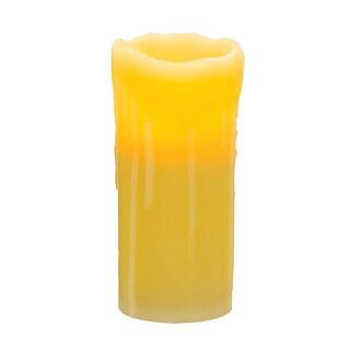 7" Ivory Drip Timer Pillar - Bed Bath & Beyond - 36295744