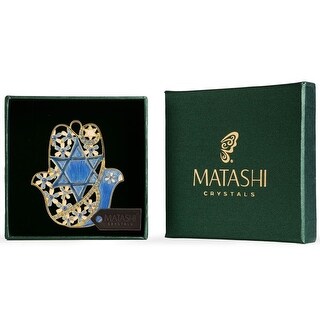 Matashi Hanging Hamsa Dove And Flowers W/ Star Of David Wall Decor ...