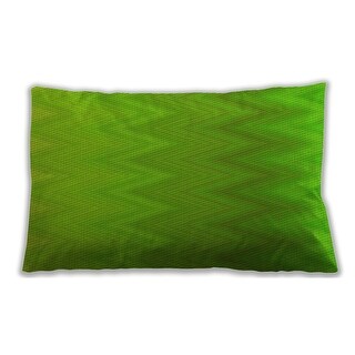 Ahgly Company Patterned Indoor-Outdoor Bright Green Lumbar Throw Pillow ...