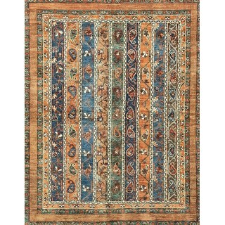 Ahgly Company Machine Washable Abstract Camel Brown Area Rugs - Bed ...