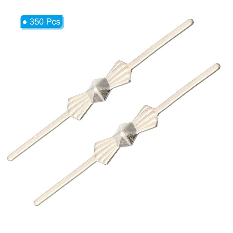 350Pcs 1.3" Length Chandelier Connector Clip Chandelier Bowtie Pin ...