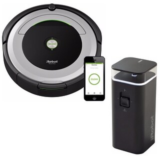 iRobot Roomba 690 Wi-Fi Robotic Vacuum w/Dual Mode Virtual Wall Barrier ...