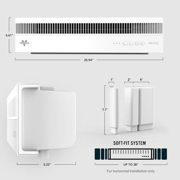 Vornado Profile Window Fan with Reversible Exhaust, White - Bed Bath ...