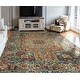 Fine Vintage Bakhtiari Monty Rust/Eggplant Rug - 9'10" x 12'7" - Bed ...