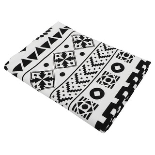 Beach Towel Geometry Pattern Classic Design for Beach Black White 59 ...