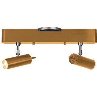 PageOne Lighting Focus 3.31 pound Brushed Gold LED Wall Sconce - Bed ...