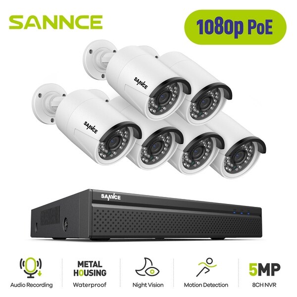 ANNKE 3K Lite Wired Security Camera System,8 Pcs CCTV 3K 5MP Camera ...