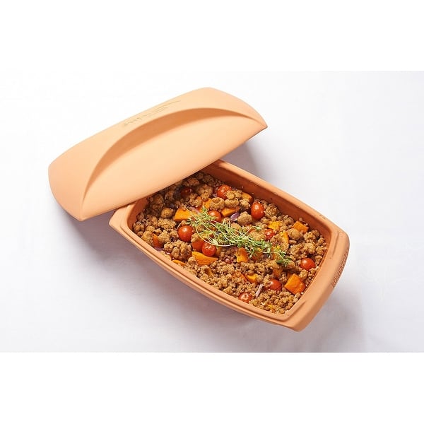 Romertopf by Reston Lloyd Swing Series Natural Glazed Clay Cooker ...