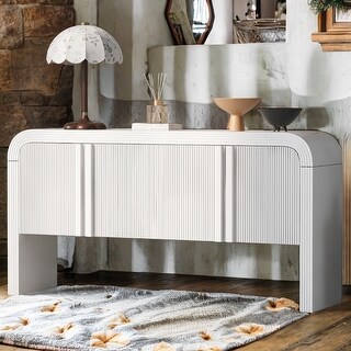 Modern Striped Cabinet with Adjustable Shelves and Pine Legs - Bed Bath ...