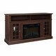 TV Stand,Entertainment Centers with 23" Fireplace Inset for TV Up to 65 ...