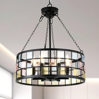 Cusp Barn 18in. Modern DIY Shape Pendant Light, Novelty Colorful Arylic ...