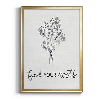 Find Your Roots Sketch Premium Framed Print - Ready to Hang - Bed Bath ...