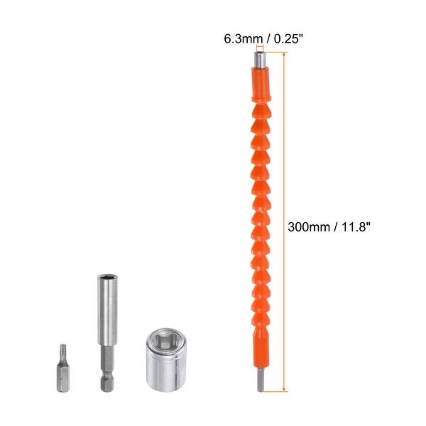 Screwdriver Bit Set with Flexible Extension Bit Shaft - Bed Bath ...