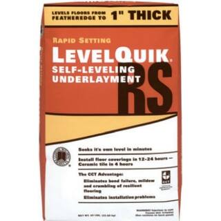 Custom LQ50 LevelQuik Rapid Setting Self­-Leveling Underlayment, 50 Lb ...