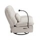 Power Swivel Recliner Chair Sofa Smart Rocking Chair Nap Chair, Beige ...