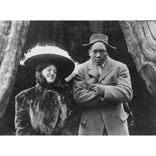 World Heavyweight Champion Boxer Jack Johnson And His White Wife ...