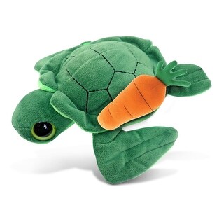 DolliBu Happy Easter Big-Eyed Sea Turtle Soft Plush with Carrot Plush ...