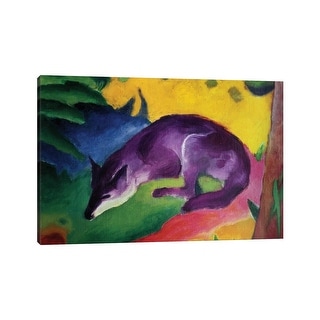 iCanvas "Blue Fox, 1911 " by Franz Marc Canvas Print - Bed Bath ...