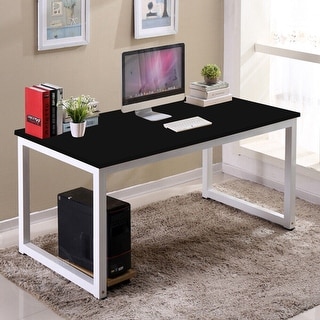Computer Desk Study Gaming Laptop Table Workstation Black - Bed Bath ...