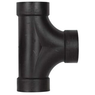 Charlotte Pipe & Found ABS004480800HA Abs Two-Way Cleanout Tee 4" - Bed ...