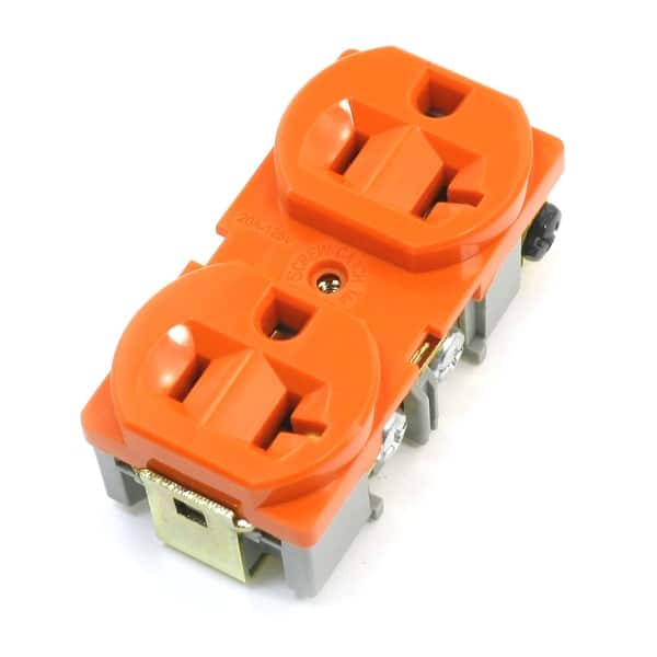 Unique Bargains Flush Mounting Industrial Duplex Receptacle Adapter ...