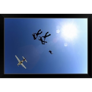 "Skydive exit" Black Framed Print - Bed Bath & Beyond - 30197202