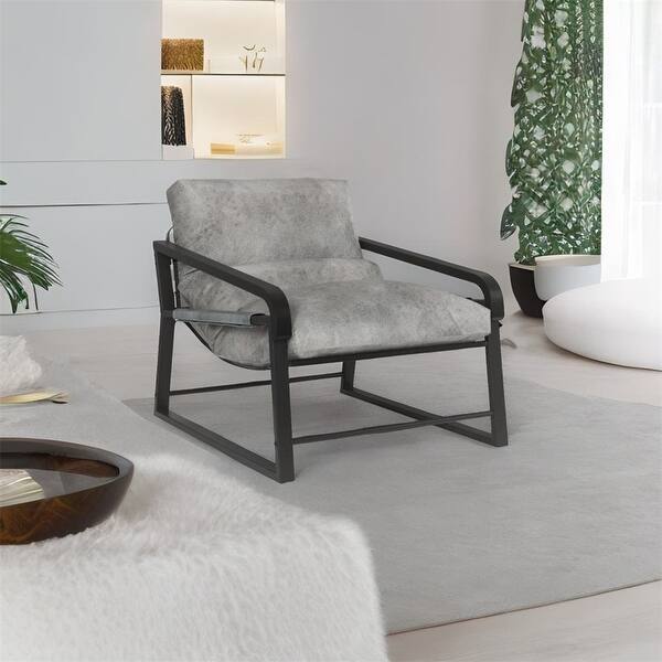 Modern Comfy Large Arm Chair Chaise/Lounge Chair with Armrest - Bed ...