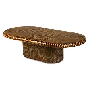 Showtime Ribbon Cocktail Table, Oval - Bed Bath & Beyond - 40510081