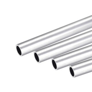 6061 Aluminum Round Tube 12mm OD 10mm Inner Dia 250mm Length Pipe ...