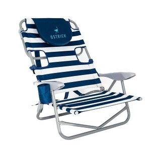 Beach Chair with Face Hole - Adjustable, Portable Lounge Chair with Cup ...