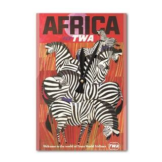 TWA - Africa (artist: David Klein ) USA c. 1955 - Vintage Poster ...