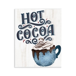 Stupell Warm Rustic Hot Cocoa Wall Plaque Art Design By Kim Allen - Bed ...