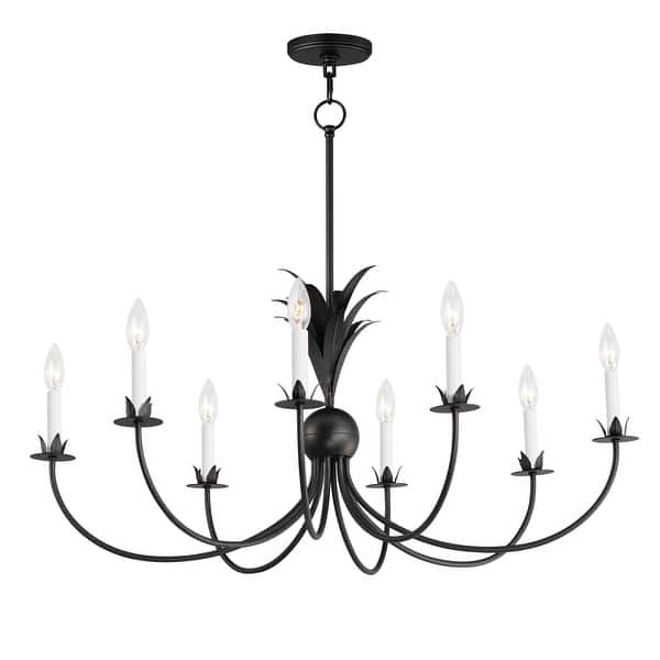 Maxim 2888 Paloma 8 Light 36" Wide Taper Candle Style Chandelier - Bed ...