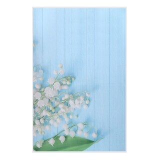 49"x31" PE Backdrop, Seamless Flower Texture Photo Background - Blue ...
